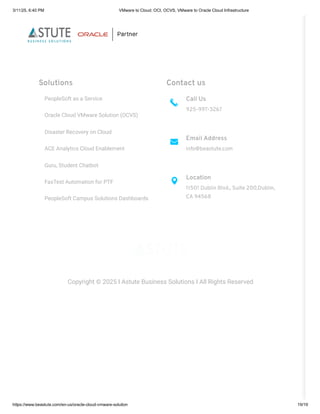 Oracle VMware – Redefining Cloud Virtualization | PDF