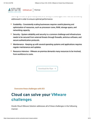 Oracle VMware – Redefining Cloud Virtualization | PDF