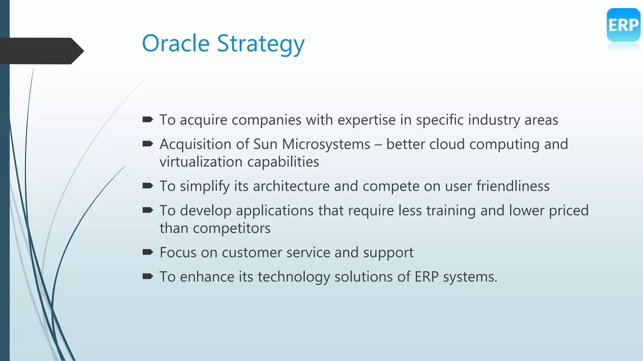 Oracle Vs SAP ERPs | PPTX