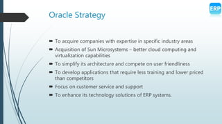 Oracle Vs SAP ERPs | PPTX