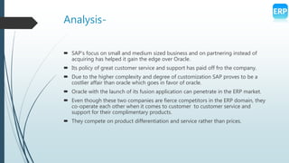 Oracle Vs SAP ERPs | PPTX