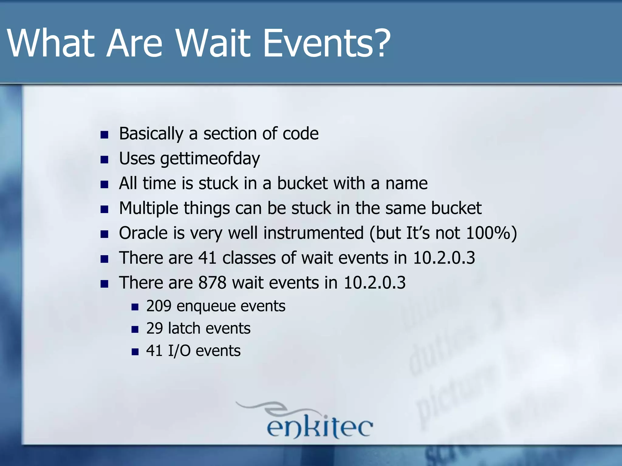Oracle Wait Events That Everyone Should Know.ppt