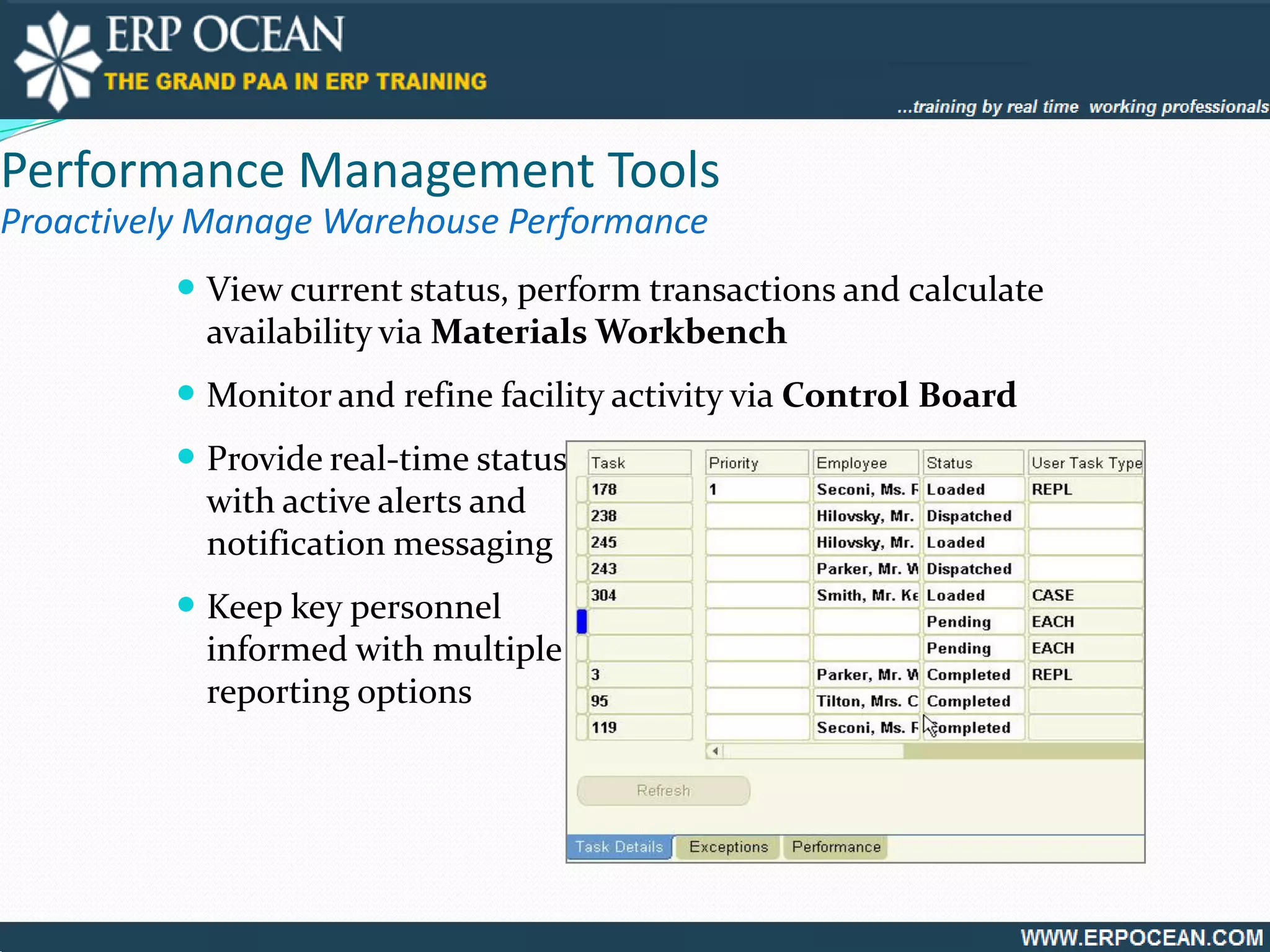 Oracle Warehouse Management System(Oracle WMS)@ERP OCEAN | PDF