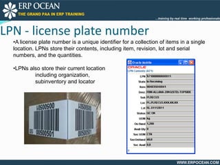 Oracle Warehouse Management System(Oracle WMS)@ERP OCEAN | PDF
