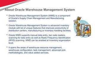 Oracle WMS and MSCA test test design to Overview.ppt