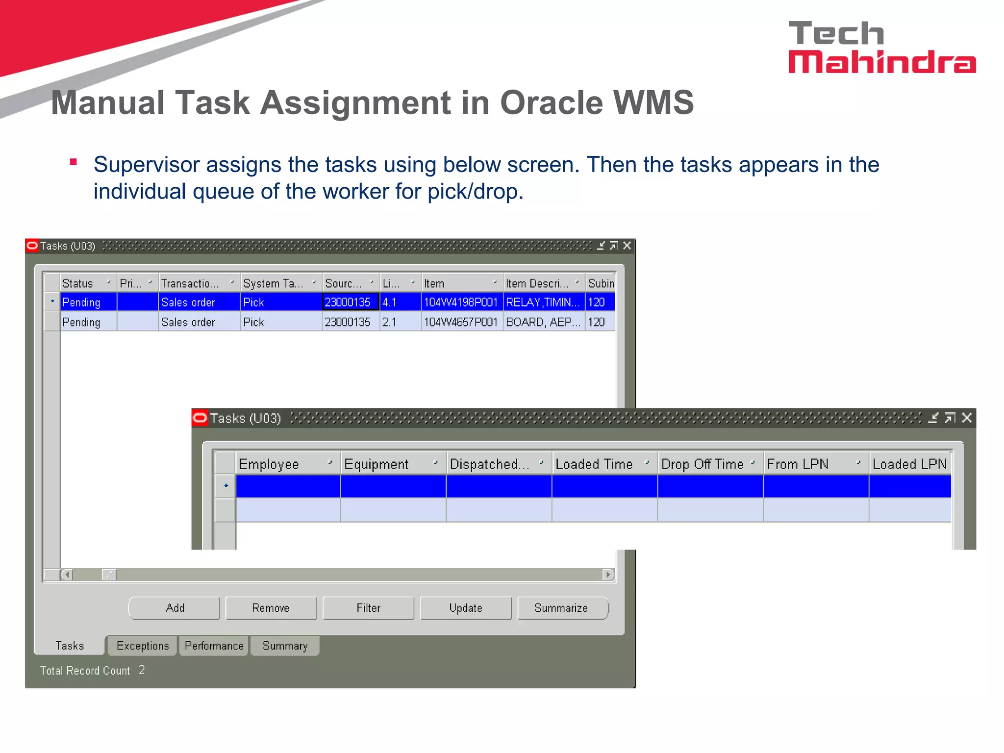 Oracle wms and oracle msca overview | PPT