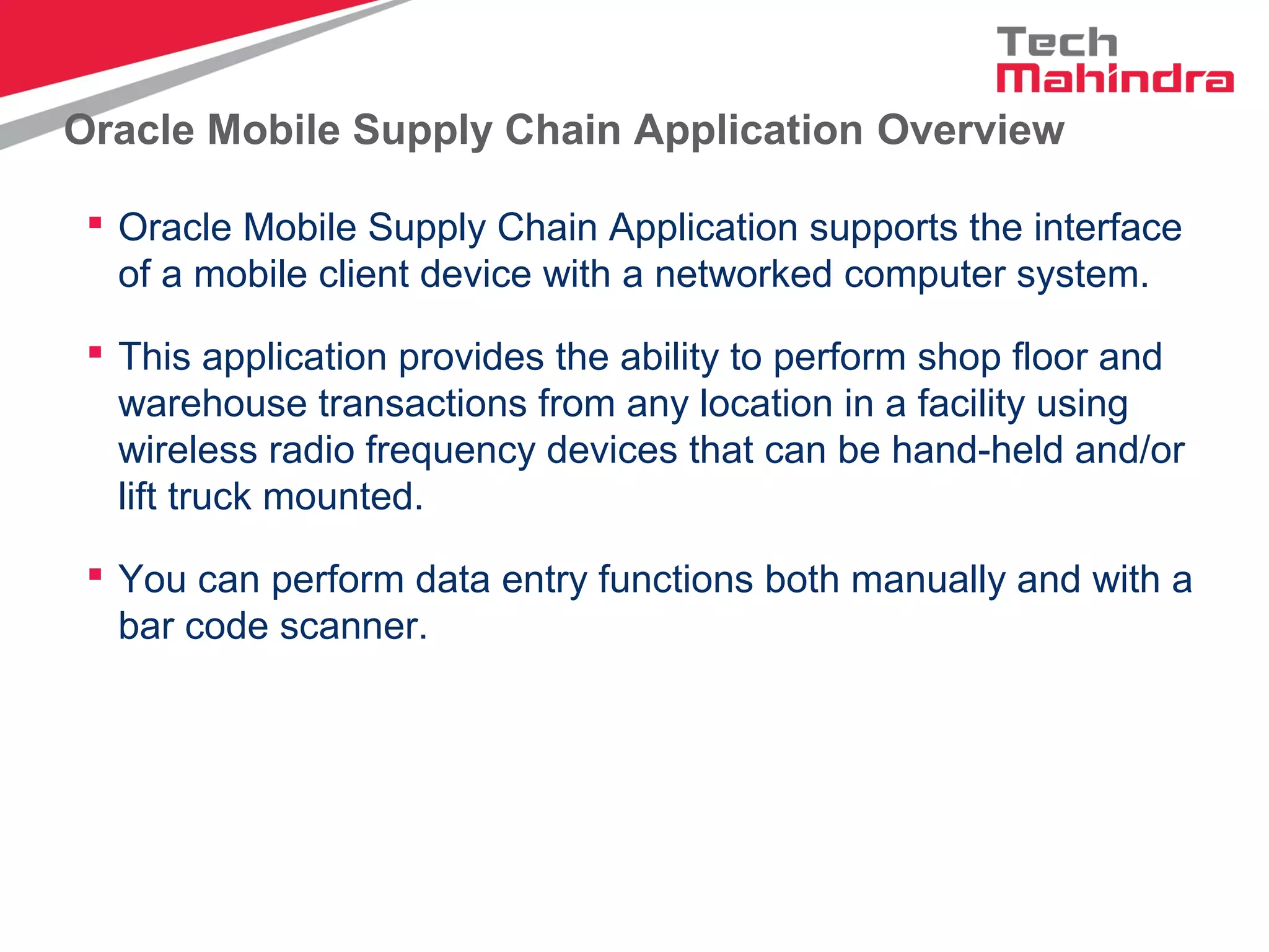 Oracle wms and oracle msca overview | PPT