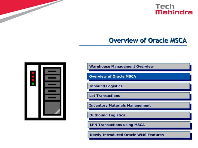 Oracle wms and oracle msca overview | PPT | Operating Systems | Computer Software and Applications