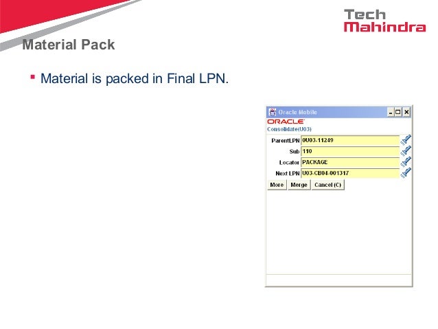 Oracle wms and oracle msca overview