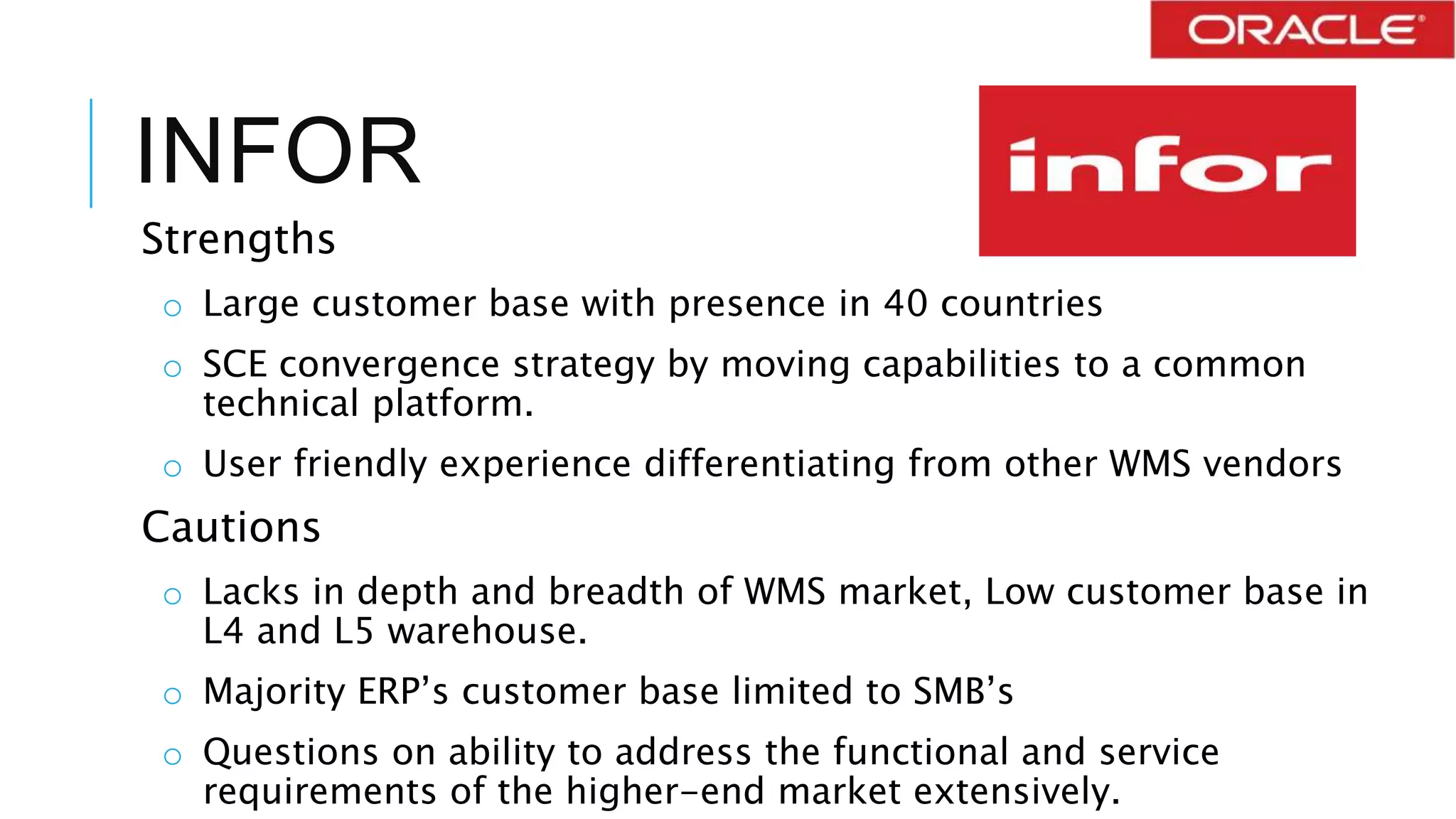 Oracle warehouse management system | PPTX