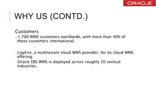Oracle warehouse management system | PPTX