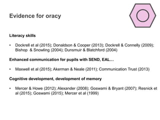 Why oracy is more important than literacy and numeracy put together | PPTX