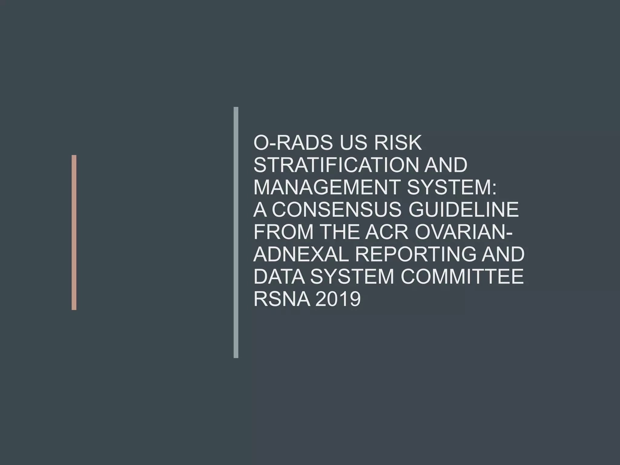 O'rads Radiology 2020 | PPTX