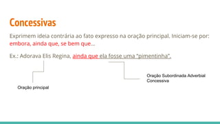 Orações subordinadas adverbiais | PDF