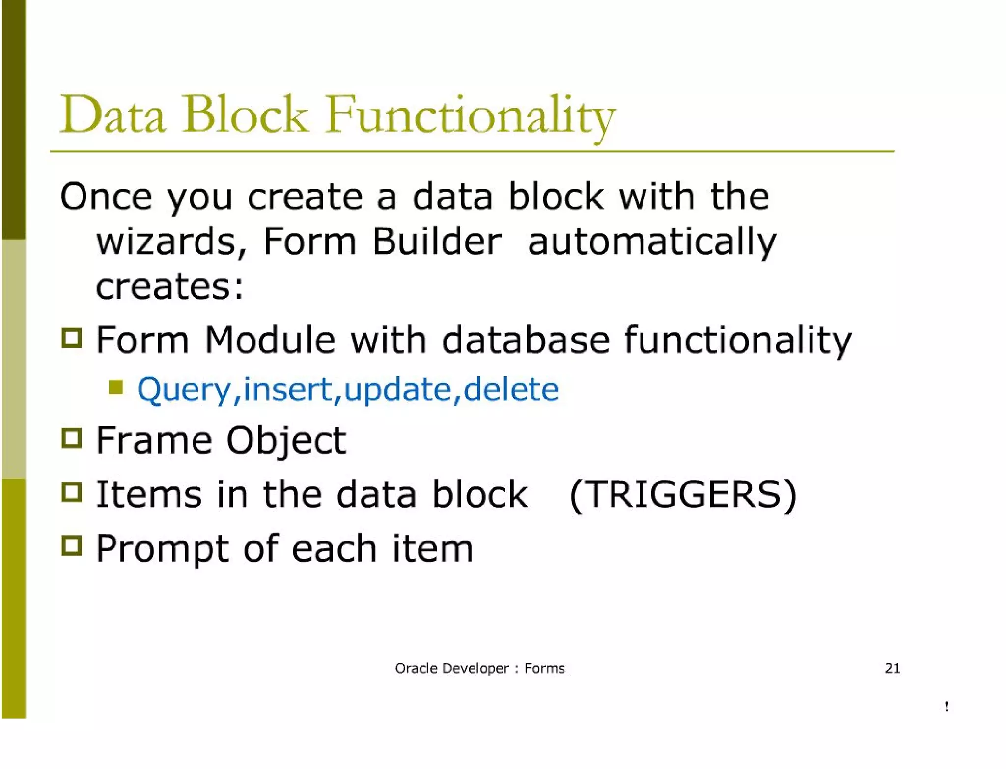 Oracle Forms Tutorial | PDF