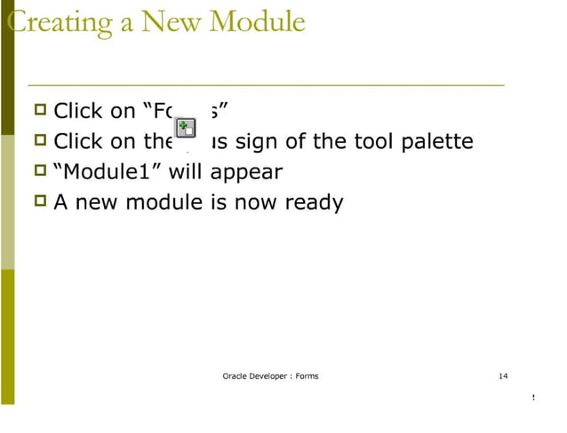 Oracle Forms Tutorial | PDF