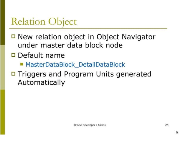 Oracle Forms Tutorial | PDF