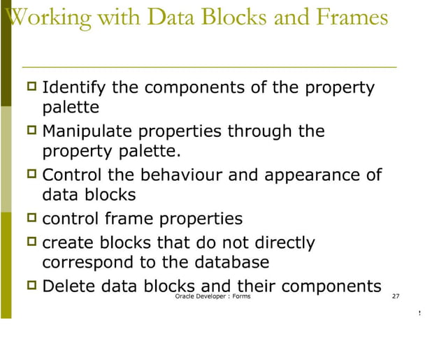 Oracle Forms Tutorial | PDF