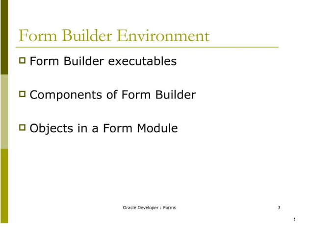 Oracle Forms Tutorial | PDF