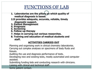 Orag. of lab services | PPT