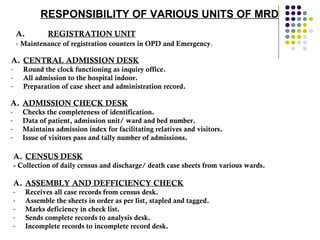 Organization of Medical Record | PPT