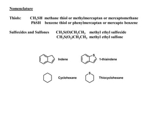 Oragano sulphur compounds | PDF