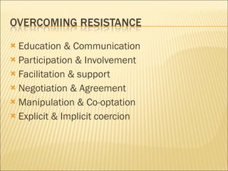 Oragnization change group6 | PPT