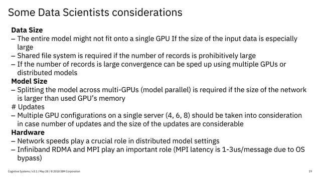 Distributed deep learning reference architecture v3.2l