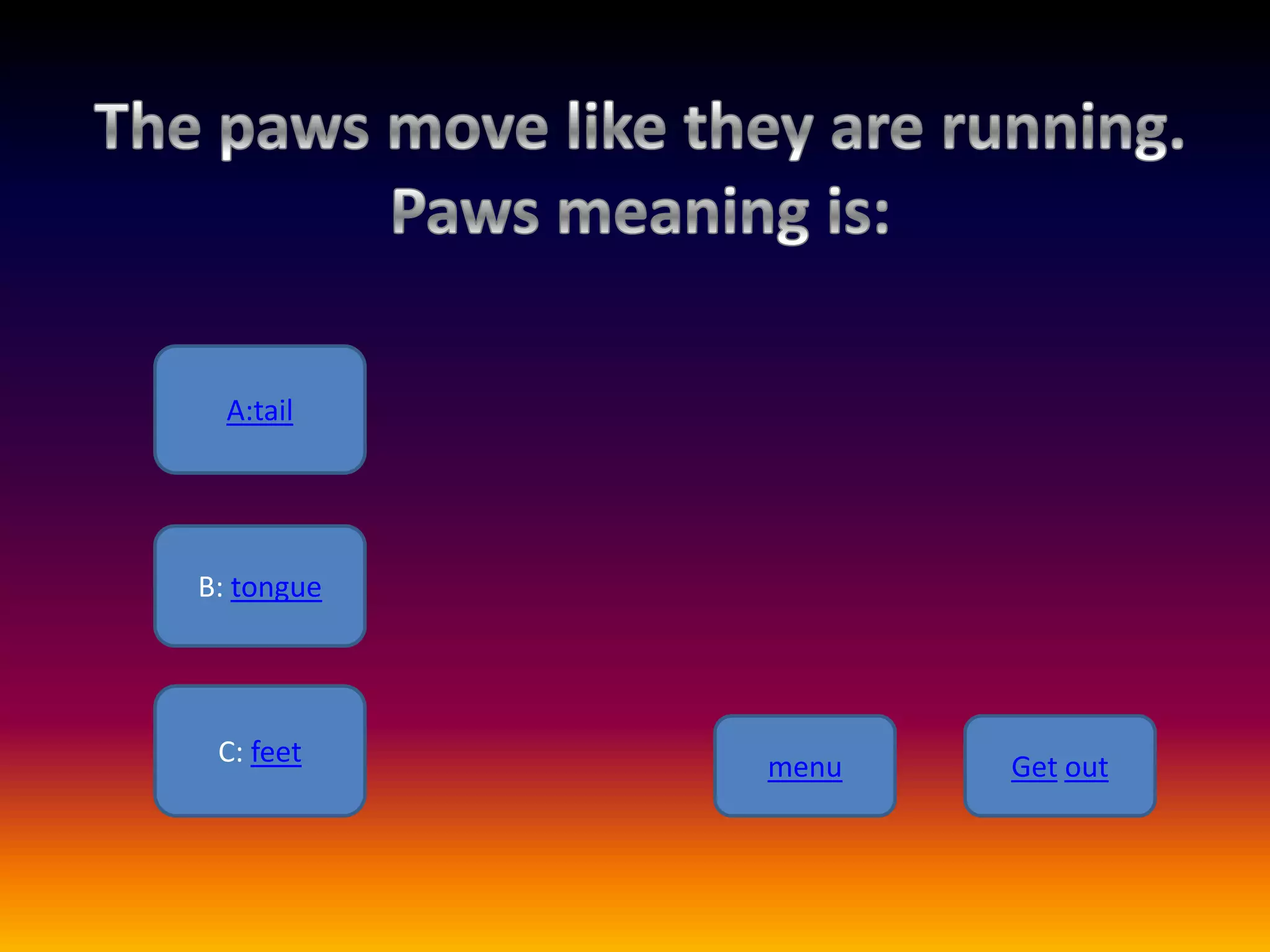 Grammar power point game | PPTX