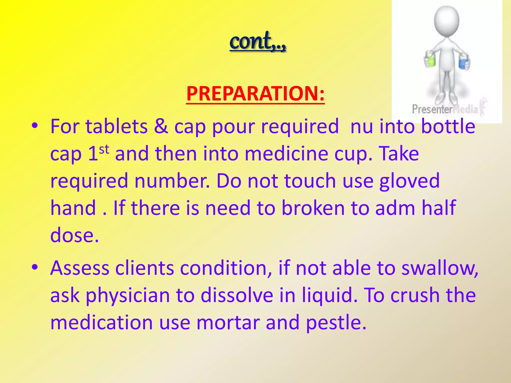 Oral drug administration | PPTX