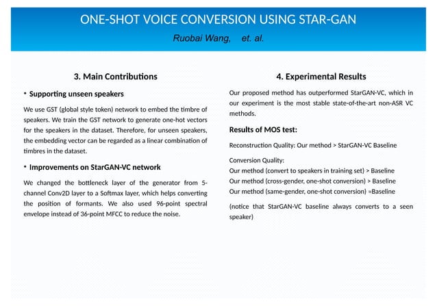 stargan oral on icassp, a template for oral PPT | PPT