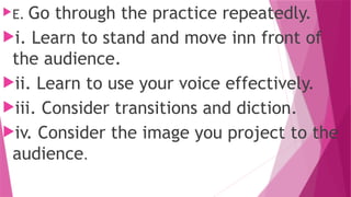 Types of Speech PowerPoint Presentations | PPT