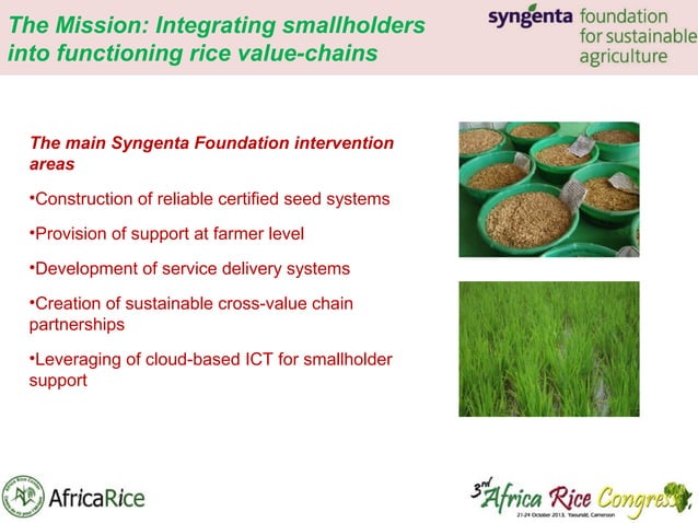 Th5_Emerging models to drive rice intensification in West Africa | PPT