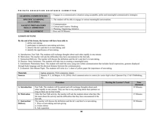 Oral Communication Teachers Guide | PDF