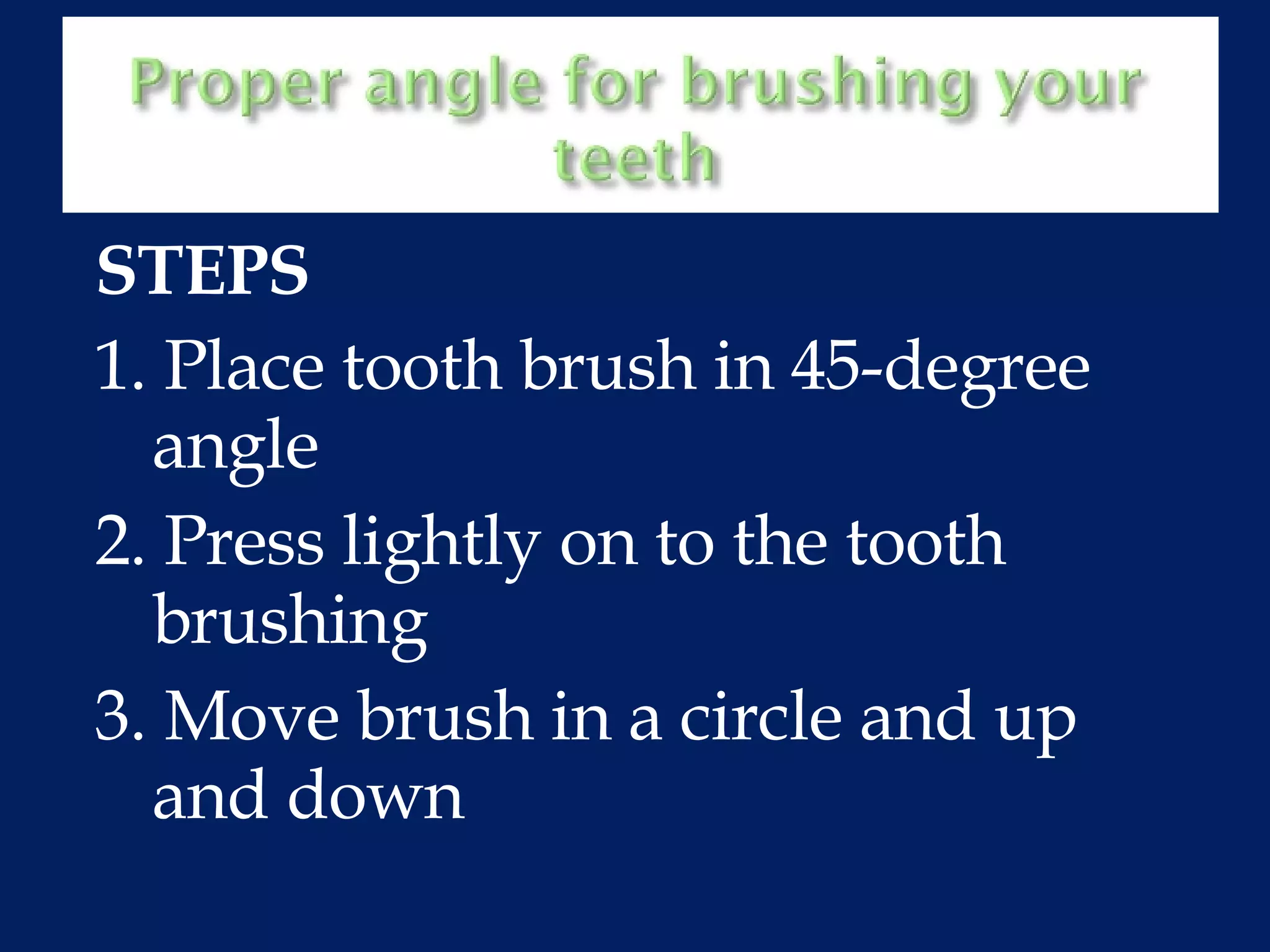 Oral Health Presentation Group 2 | PPS