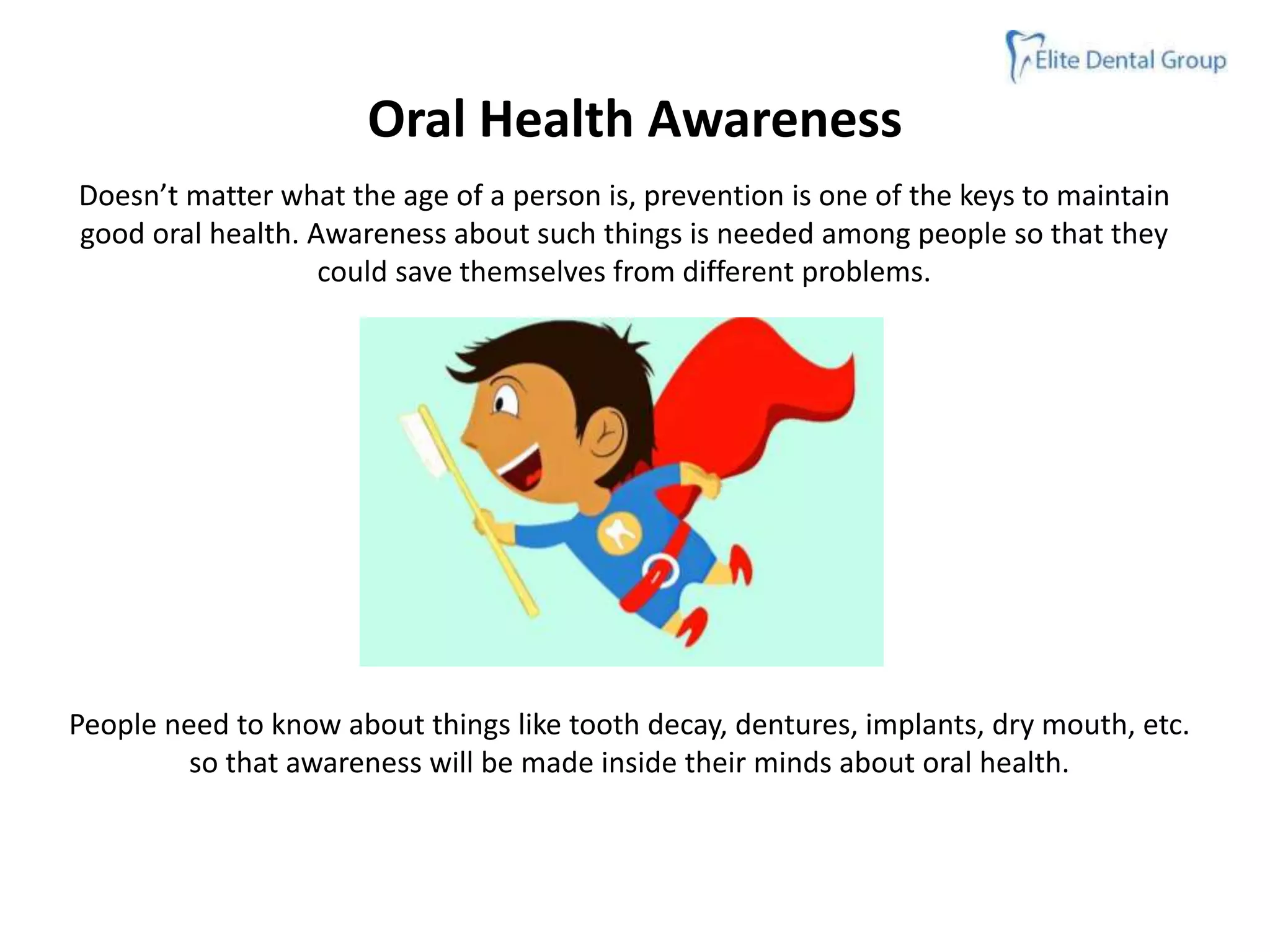 ORAL HEALTH TIPS | IMPORTANCE | AWARNESS | PREVENTING TOOTH DECAY | PPT