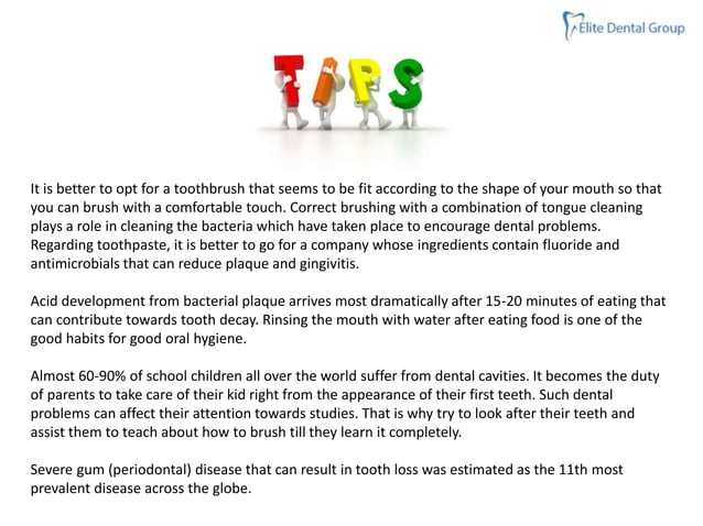 ORAL HEALTH TIPS | IMPORTANCE | AWARNESS | PREVENTING TOOTH DECAY | PPT