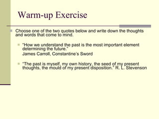 Oral History Training for the Classroom | PPT