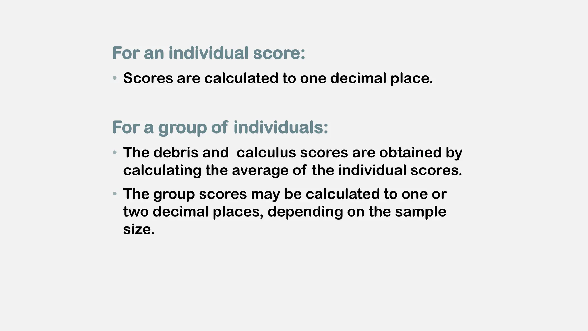 Oral Hygine Index and oral hygiene index simplified | PDF
