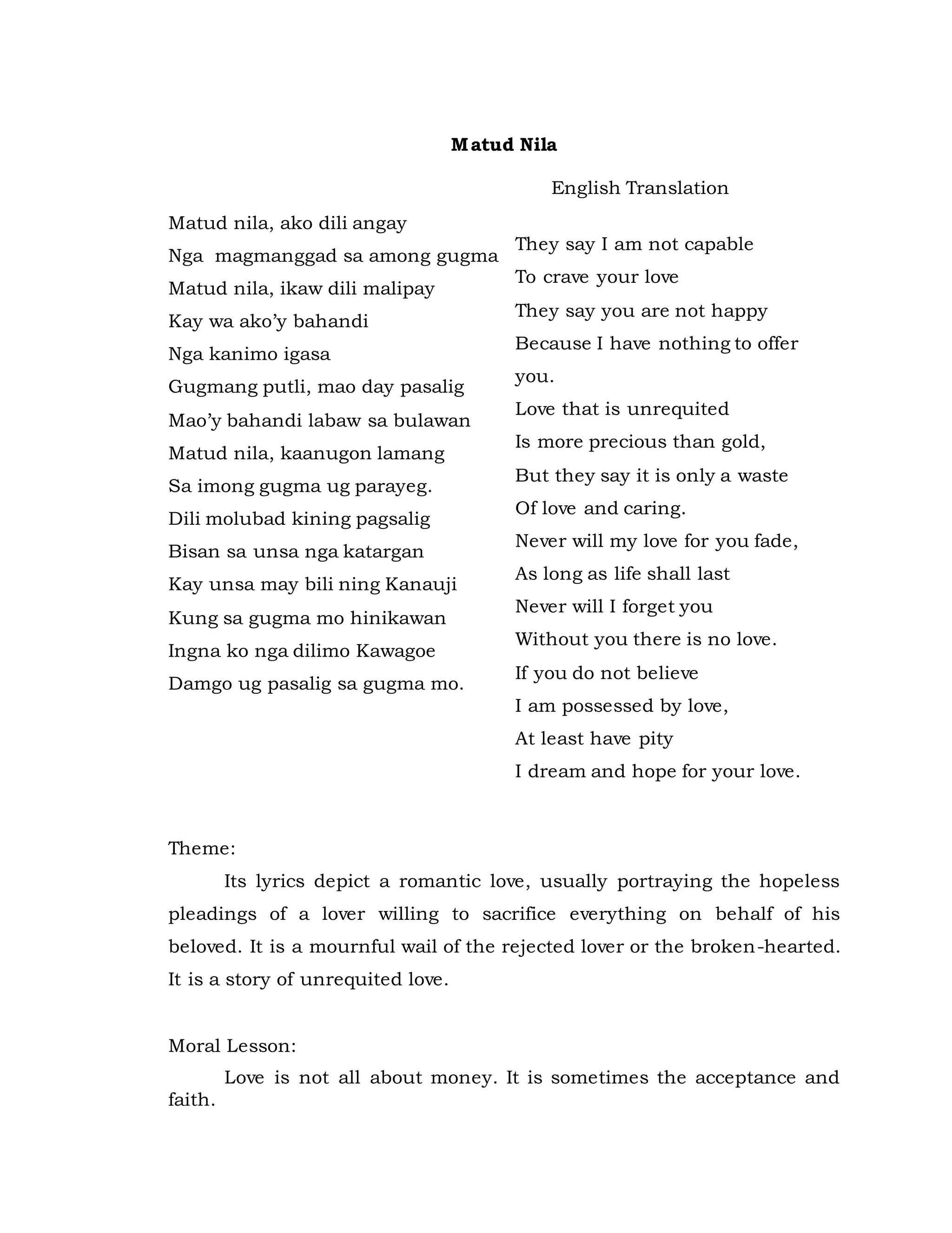 Literature 1 Central Visayas Oral Notes | DOCX