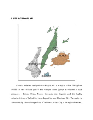 Literature 1 Central Visayas Oral Notes | DOCX | Travel Locations | Travel