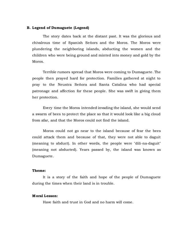 Literature 1 Central Visayas Oral Notes | DOCX | Travel Locations | Travel