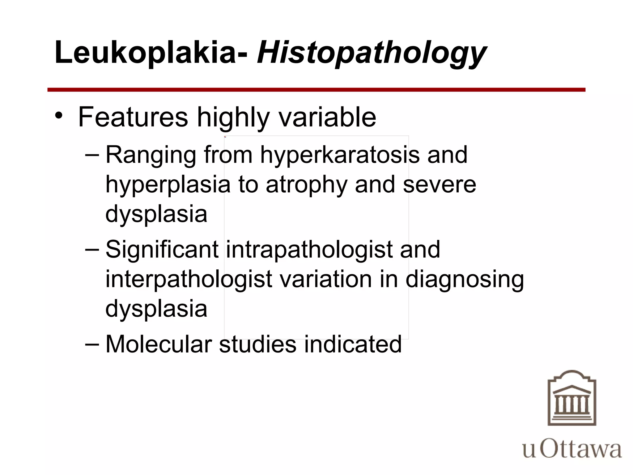Oral Pathology | PPT
