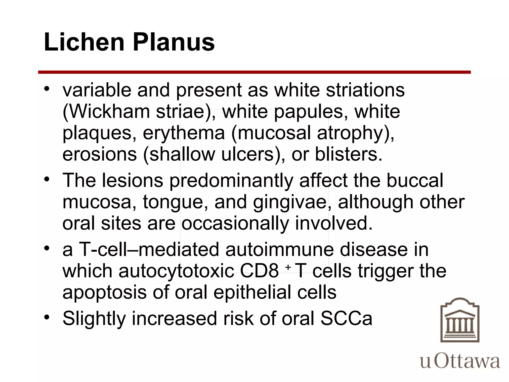 Oral Pathology | PPT