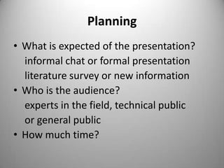 How to develop an oral presentation | PPTX