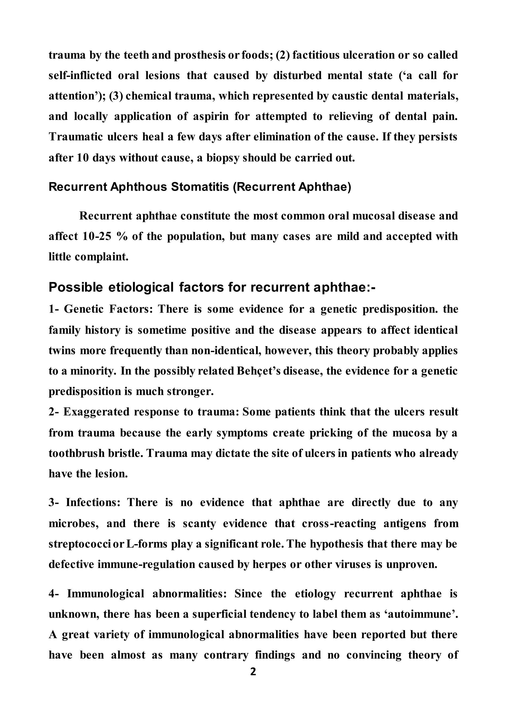 K-oral.-Oral ulceration | DOCX