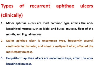 K-oral.m-Oral ulcerations | PPTX