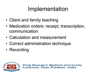 Oral administration of medications | PPTX