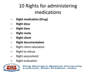 Oral administration of medications | PPTX