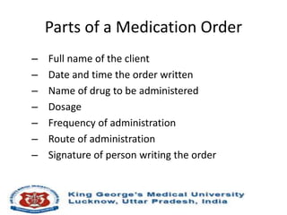 Oral administration of medications | PPTX